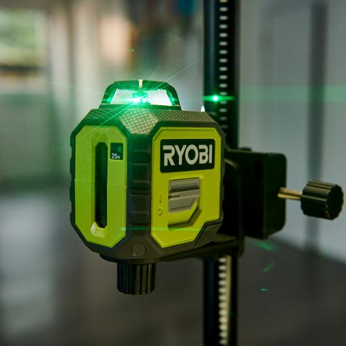 Ryobi 25m 360° Green Line Laser - Bunnings Australia