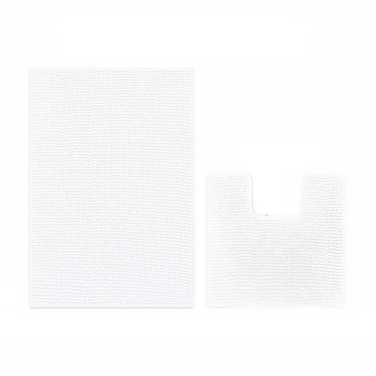 Large Chenille Bath Mat Toilet Root Mat Super Comfy Non Slip Highly ...