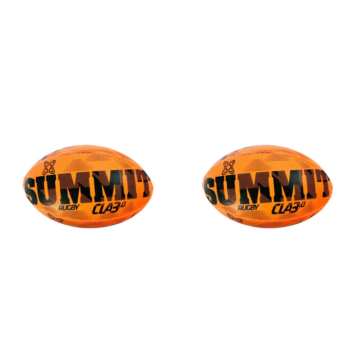2PK Summit Global Classic Grip Rugby Union Ball Size 5 - Orange ...