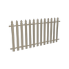 ProtectorAl 2000 x 1000mm Paperbark Aluminium Bishop Garden Fence Panel ...