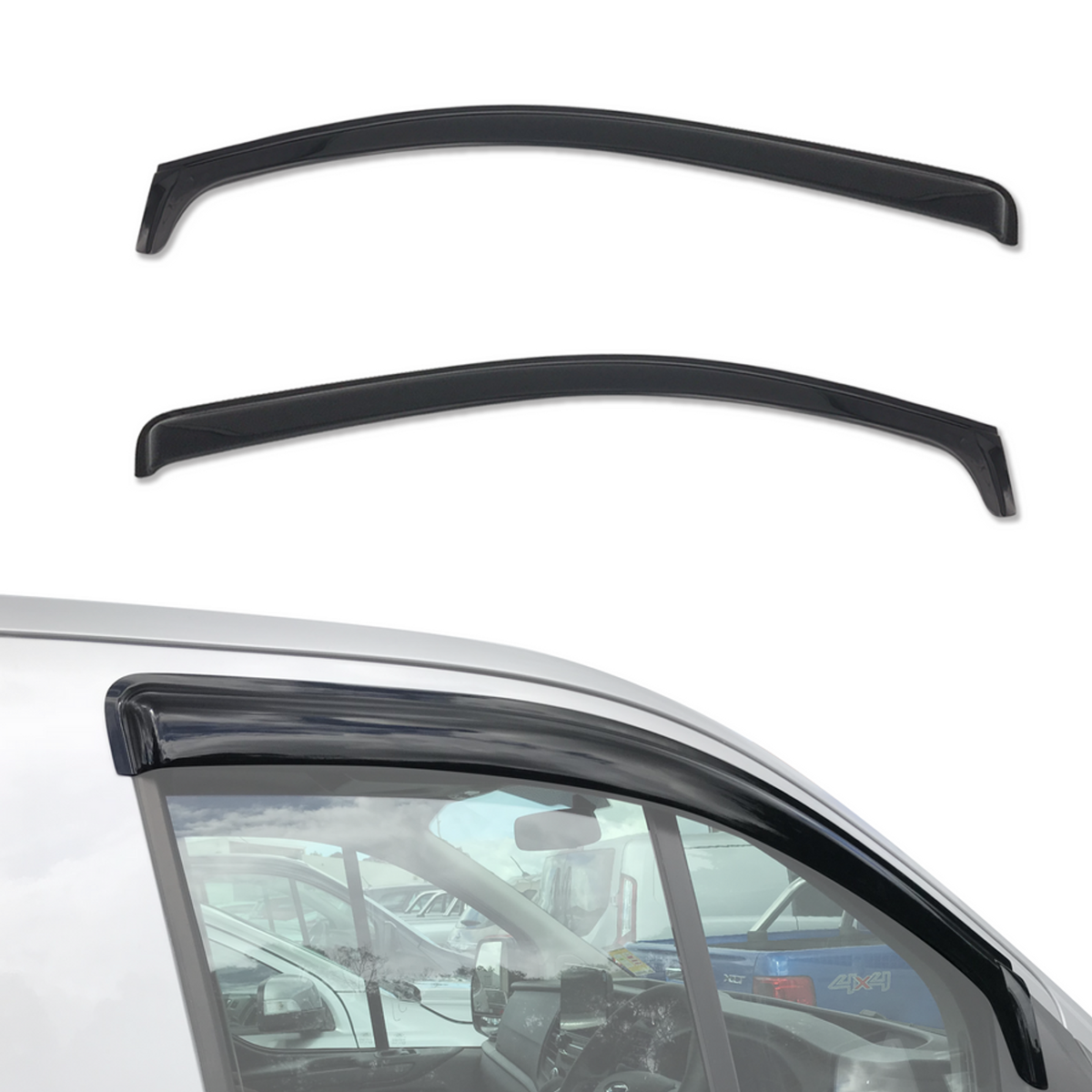 AUSGO Luxury Weather Shields for Ford Transit Custom VN Series 2013 ...