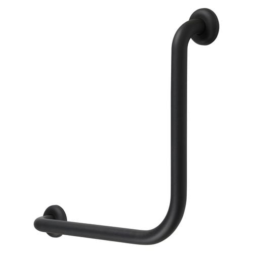 Metlam Australia 450mm x 450mm Designer Black 90 Degree Ambulant Grab ...