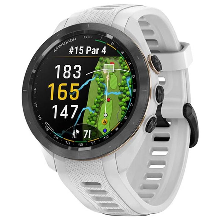 Garmin Approach S70 Golf Watch - White 42mm - Bunnings Australia
