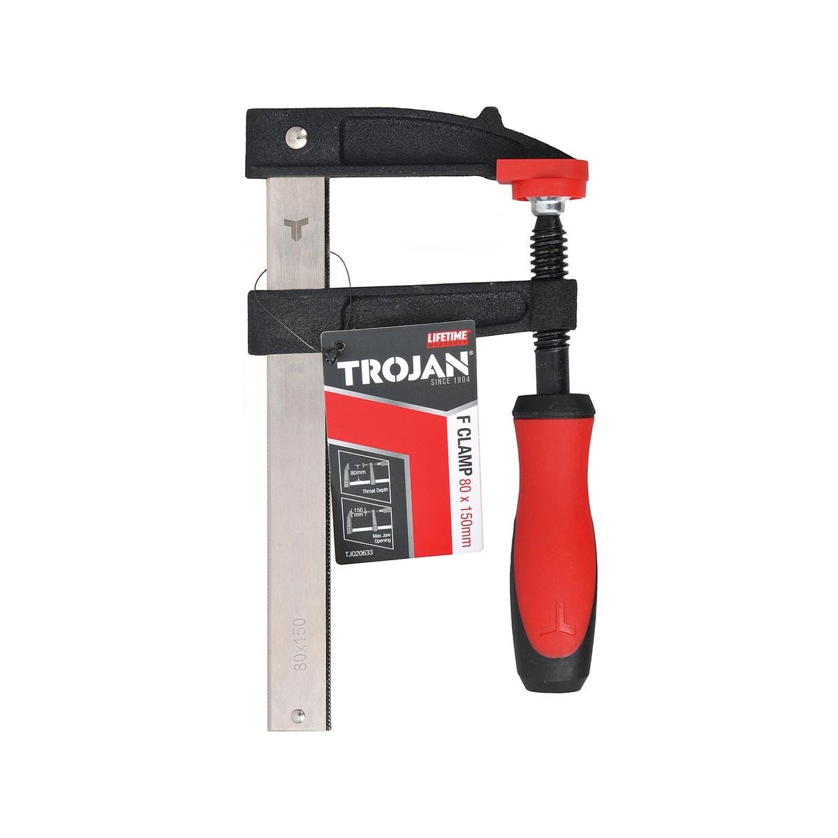 Trojan 150 x 80mm F Clamp - Bunnings Australia