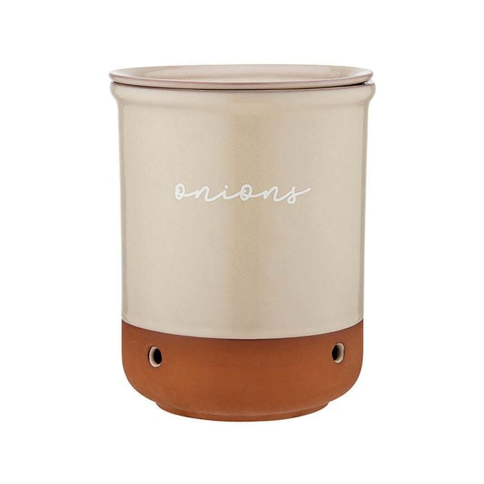 Ladelle Eco 21cm Terracotta Taupe Onion Vault Food Storage - Bunnings ...