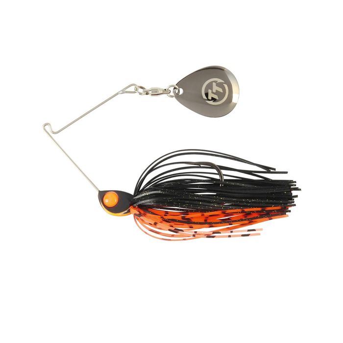 TT Lures 1/8oz Vortex+ Spinnerbait Fishing Lure - ORANGE NIGHTMARE ...