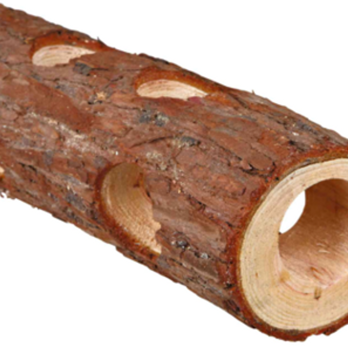 YES4PETS 20CM Hideout Mouse Tube Toy Burrows Animals Cage Wooden ...