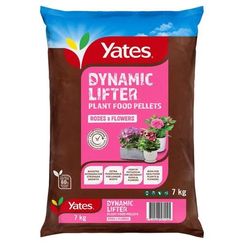 Yates 7kg Dynamic Lifter Plant Food Pellets Roses & Flowers - Bunnings ...