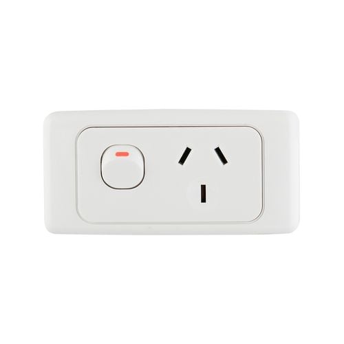 DETA Narrow Single Power Point - Bunnings Australia