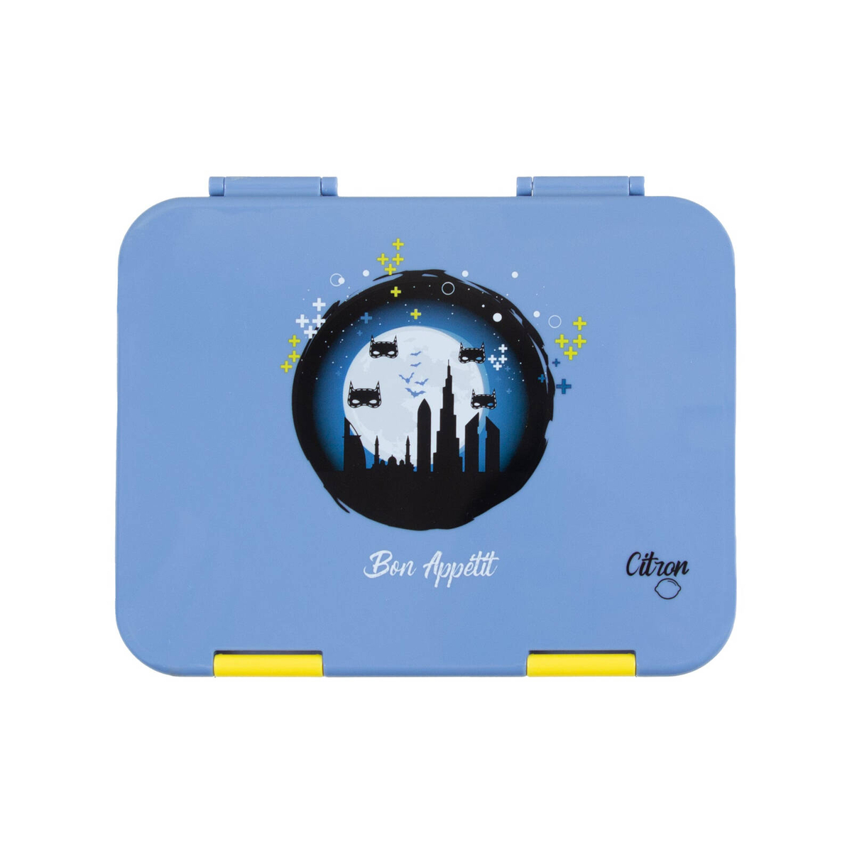 Lunch box Bento Style - 4 compartments with Accessories - Superhero ...