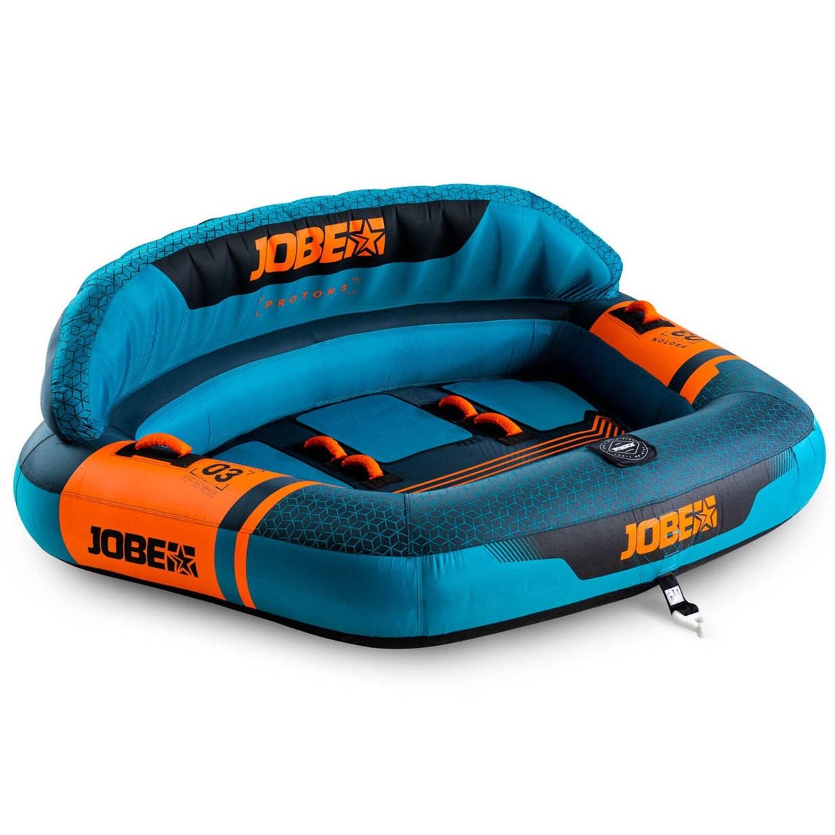 Jobe Proton 3-Person Towable Inflatable Tube (Orange/Blue) - Bunnings ...