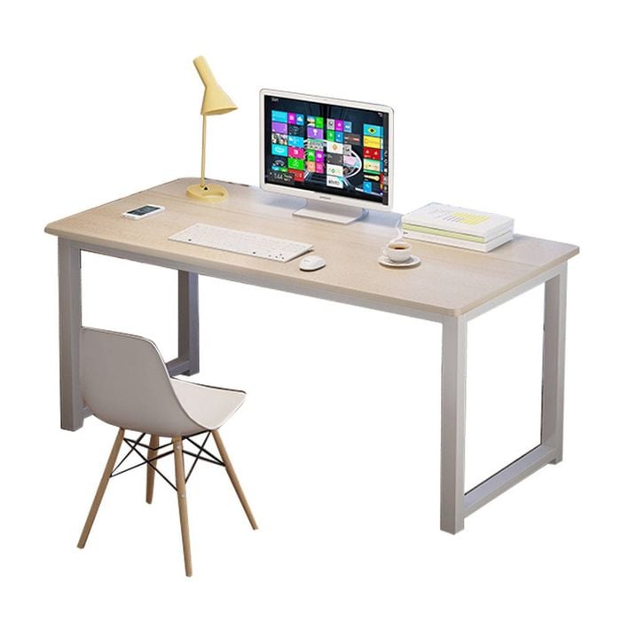 Maple 120cm Wooden Workstation Office Computer Desk Study Table Home ...