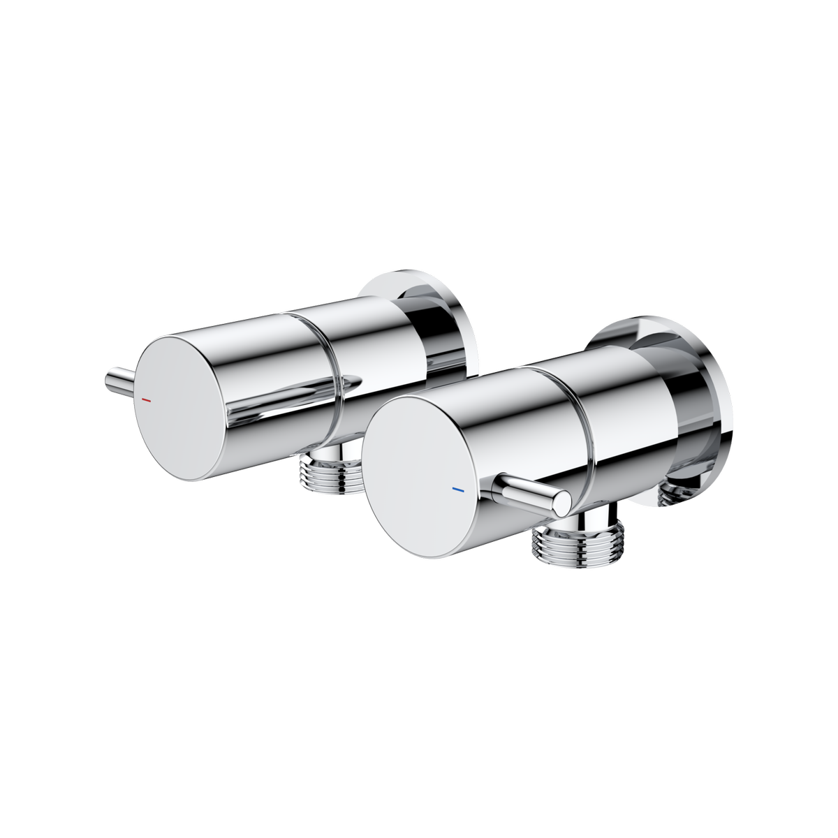 Caroma Chrome Luna Lever Washing Machine Set - Bunnings Australia