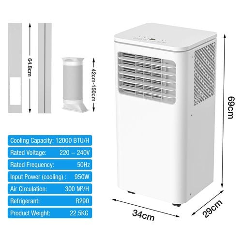 Advwin 12000 BTU Portable Air Conditioner - Bunnings Australia