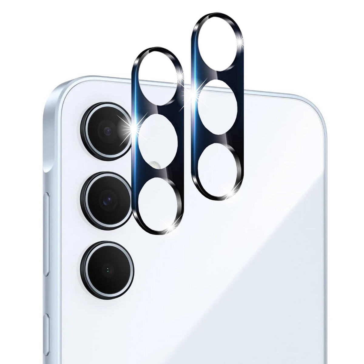 2 Pack MEZON Samsung Galaxy A35 5G Full Cover Camera Lens Tempered ...