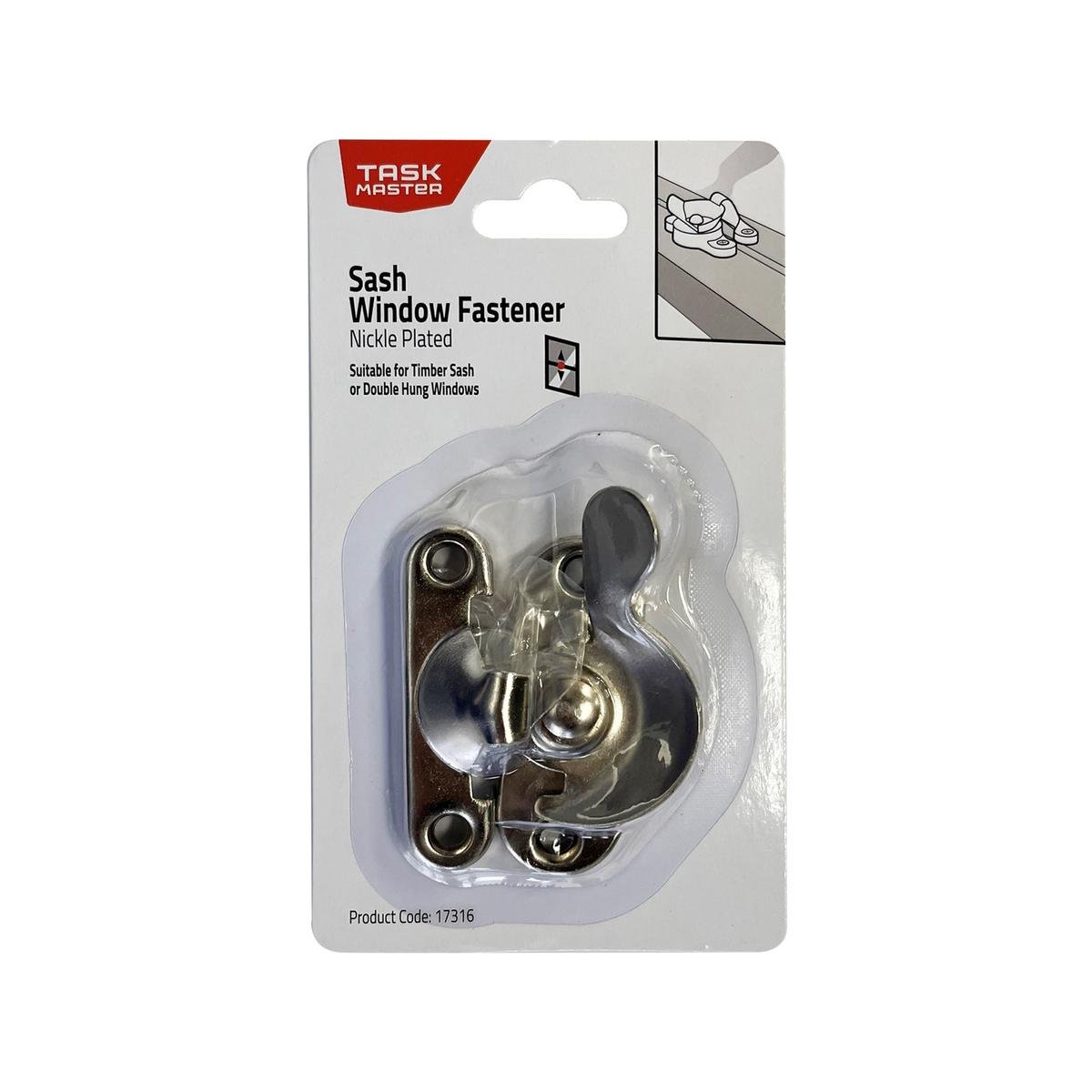 Taskmaster Window Sash Fastener Nickel Plated - Bunnings Australia