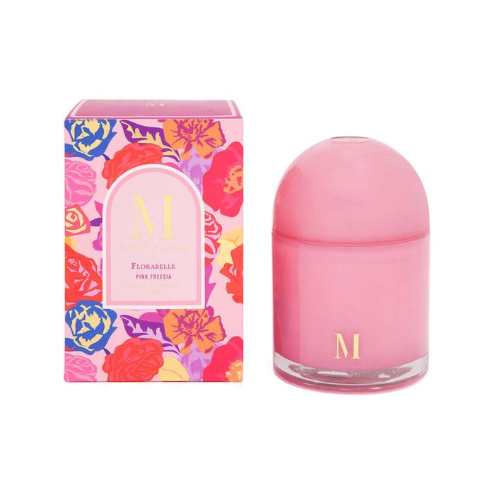 Scent Maison Florabelle 375g Scented Wax Candle - Pink Freesia - Bunnings Australia
