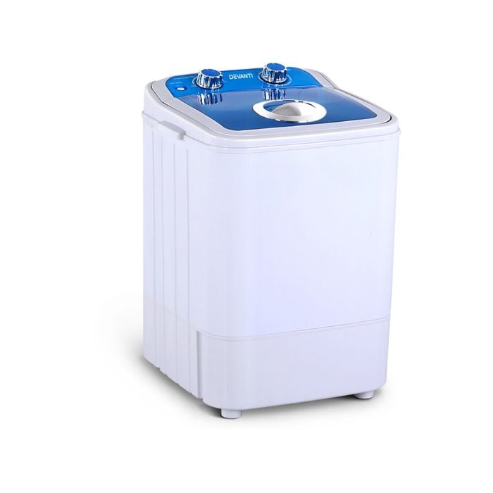 Devanti Portable Washing Machine 4.6KG Blue - Bunnings Australia