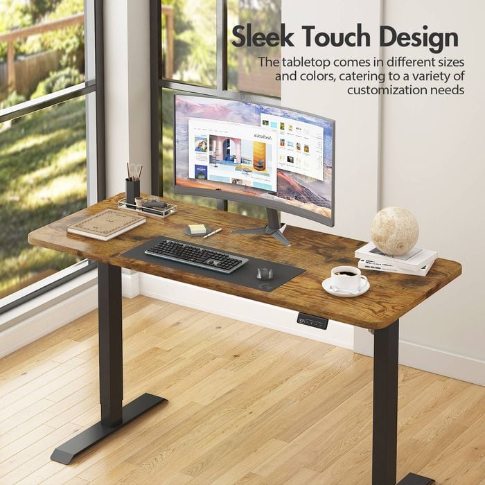 Advwin Electric Standing Desk Adjustable Height Ergonomic Sit Stand up ...
