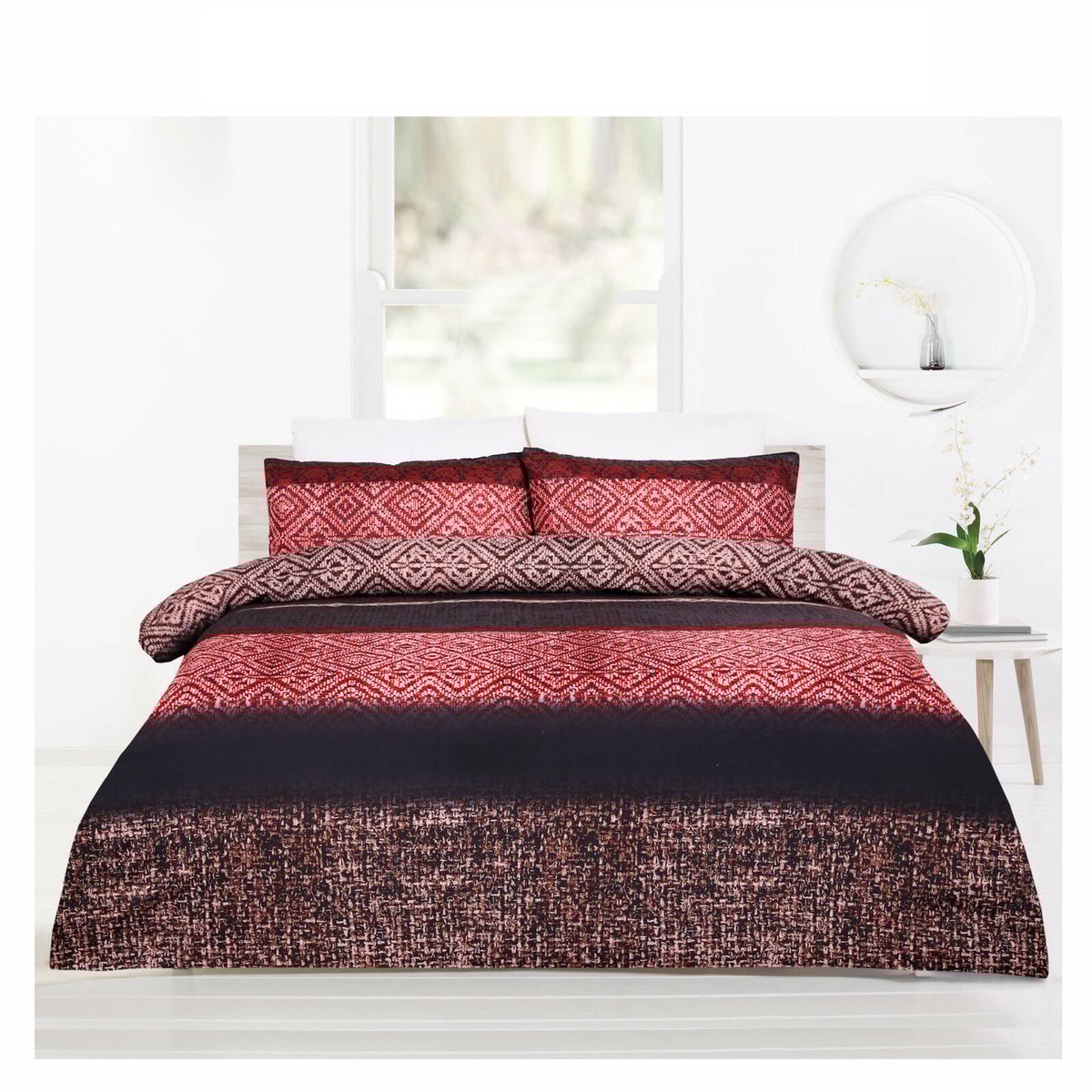 Big Sleep Freckle Brown Quilt Cover Set Double - Bunnings Australia
