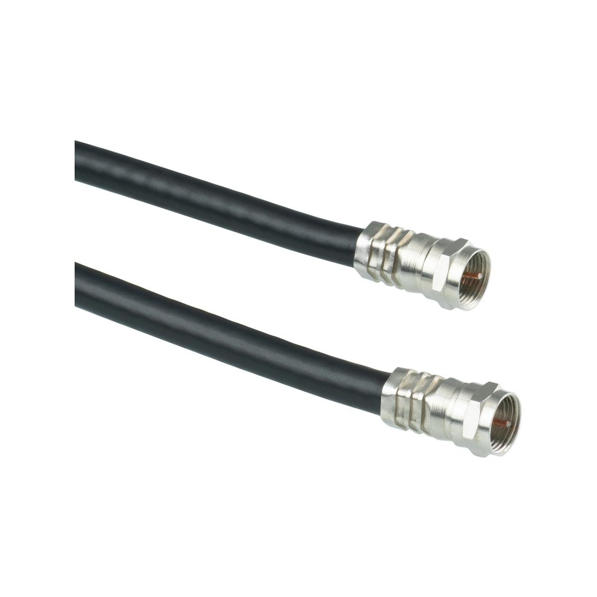 Click Black F-Connector Coaxial TV Lead - 1.5m - Bunnings New Zealand
