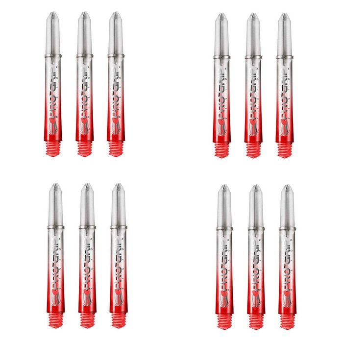 4x 3pc Target Pro Vision Polycarbonate Shaft Intermediate - Red ...