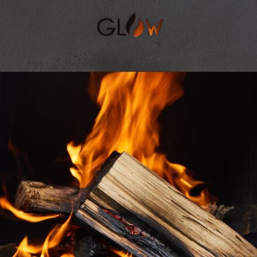 Glow Palma Fire Box Black - Bunnings Australia