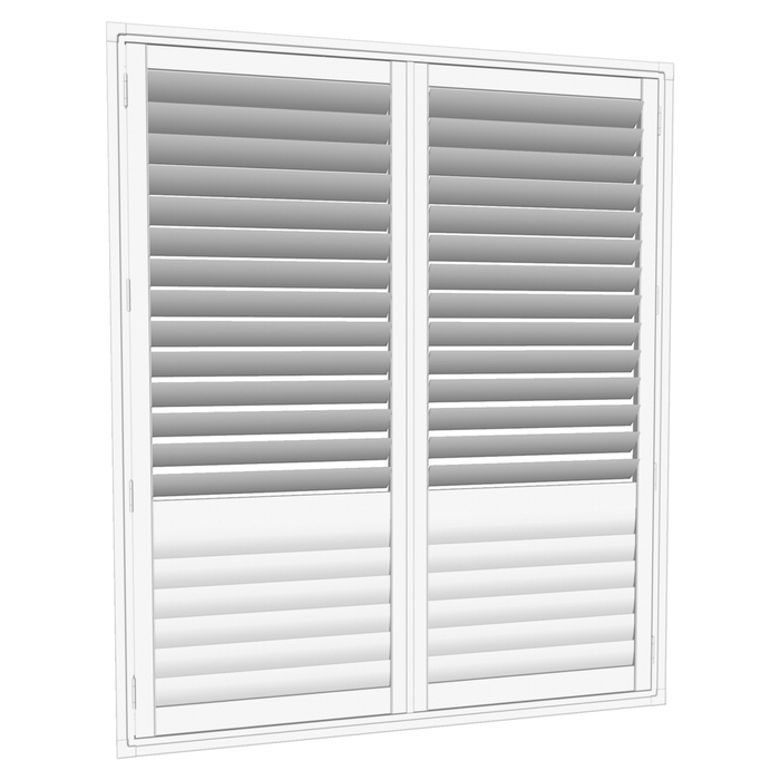 EasyAS 1510 x 1800mm White Adjustable Plantation Shutter - Bunnings ...