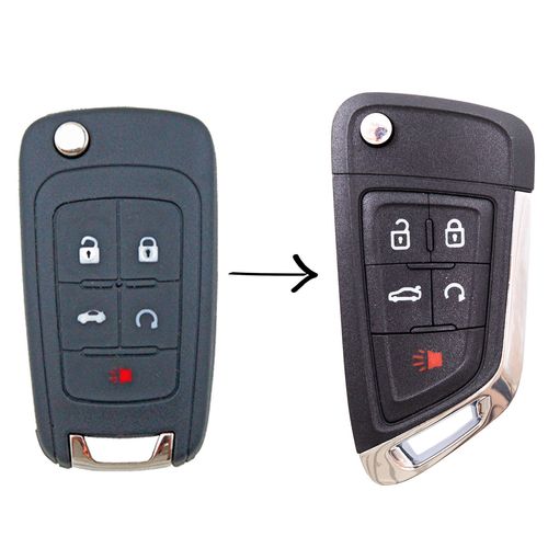 TKW 5 Button Remote/Key Shell To Suit Holden VF Commodore and Volt ...