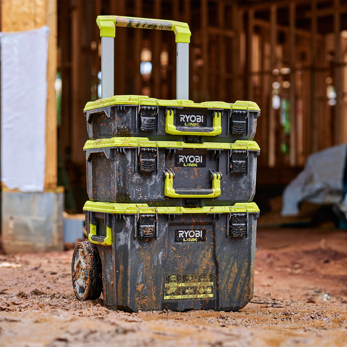 Ryobi LINK 3 Piece Rolling Storage Set - Bunnings New Zealand