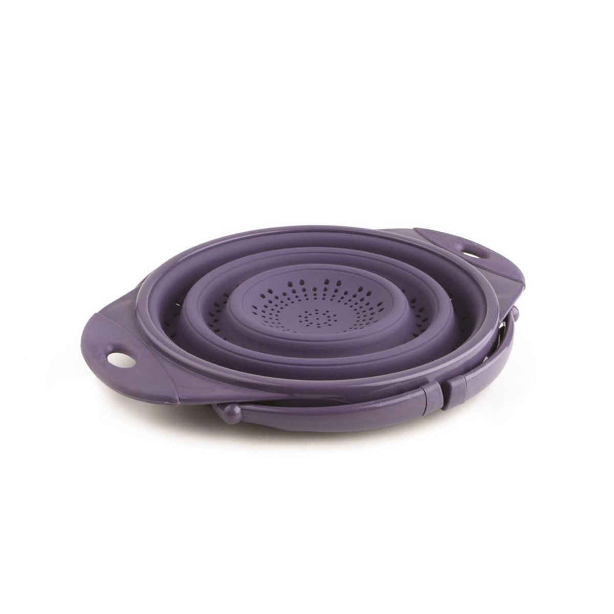 Dexas 25cm Silicone Pop Colander Food/Pasta Drainer - Purple - Bunnings Australia