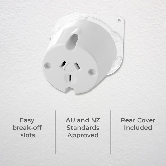 DETA 10 Amp Single Outlet Plug Base - Single Pack - Bunnings Australia