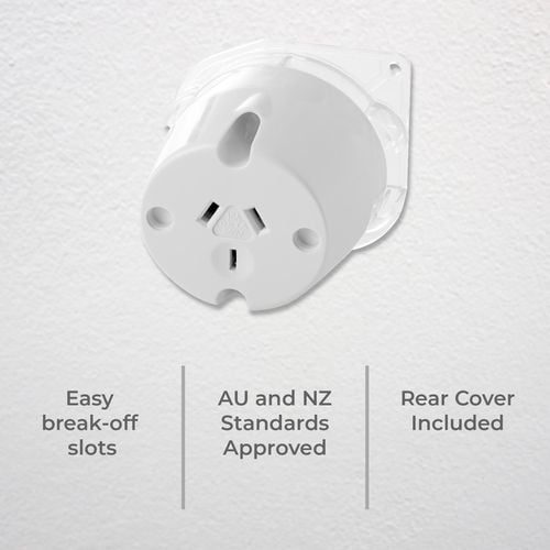 DETA 10 Amp Single Outlet Plug Base - Single Pack - Bunnings Australia DETA 10 Amp Single Outlet Plug Base - Single Pack - Bunnings Australia