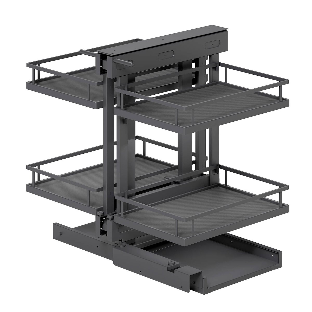 Kaboodle Blind Corner Pullout Solid Shelf - Bunnings Australia