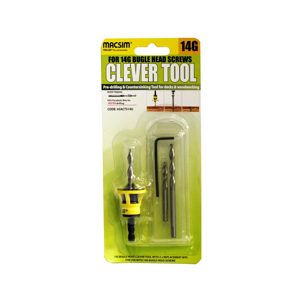 Macsim 14G Clever Tool Standard Head - 1 Pack - Bunnings Australia