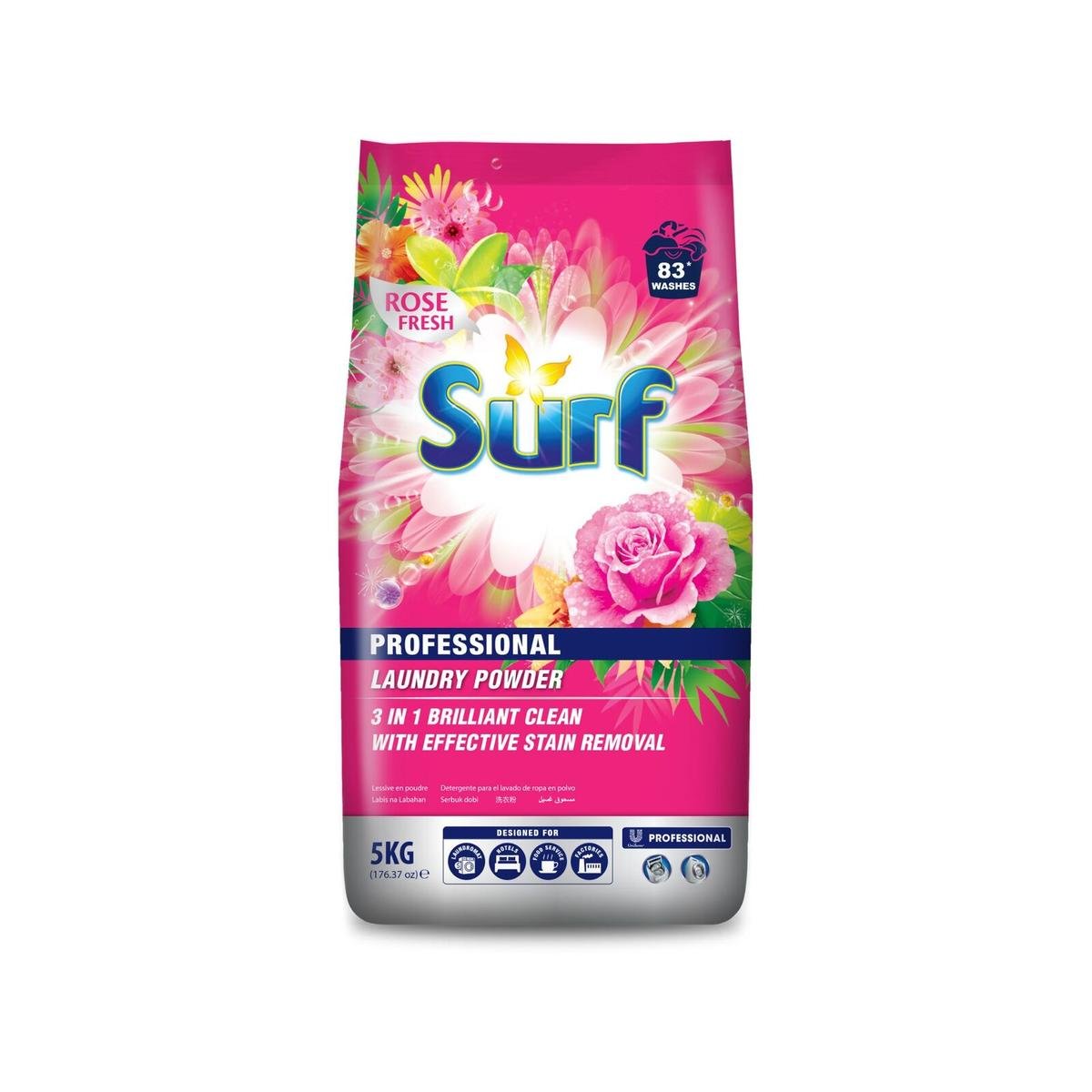 Surf 5kg Rose Fresh Professional Laundry Powder - Bunnings Australia