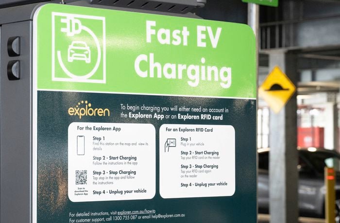 How To Use a Public EV Charging Station - Bunnings Australia
