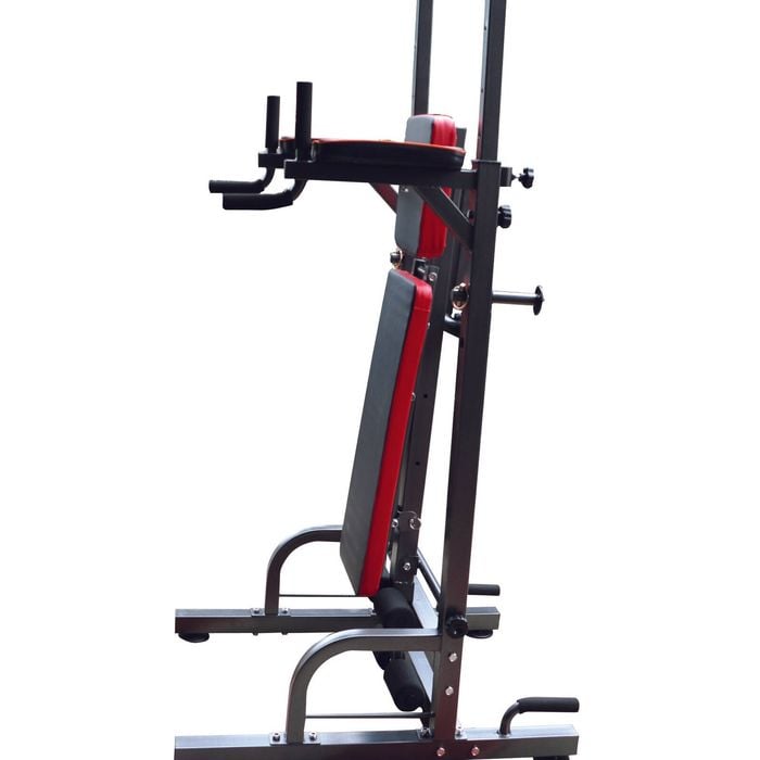 Fitness Master Gym Bench Foldable Dip Tower Bar Chin Push Pull Up Bench ...