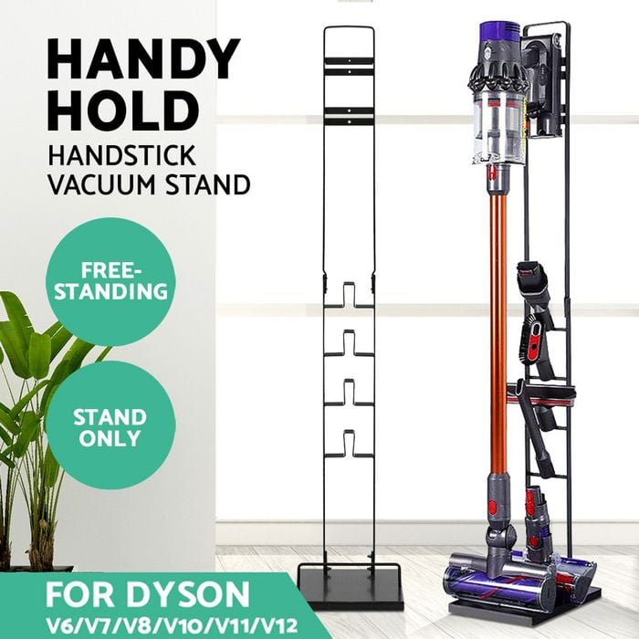 Artiss Freestanding Dyson Vacuum Cleaner Stand for V6 7 8 10 11 Black Bunnings Australia
