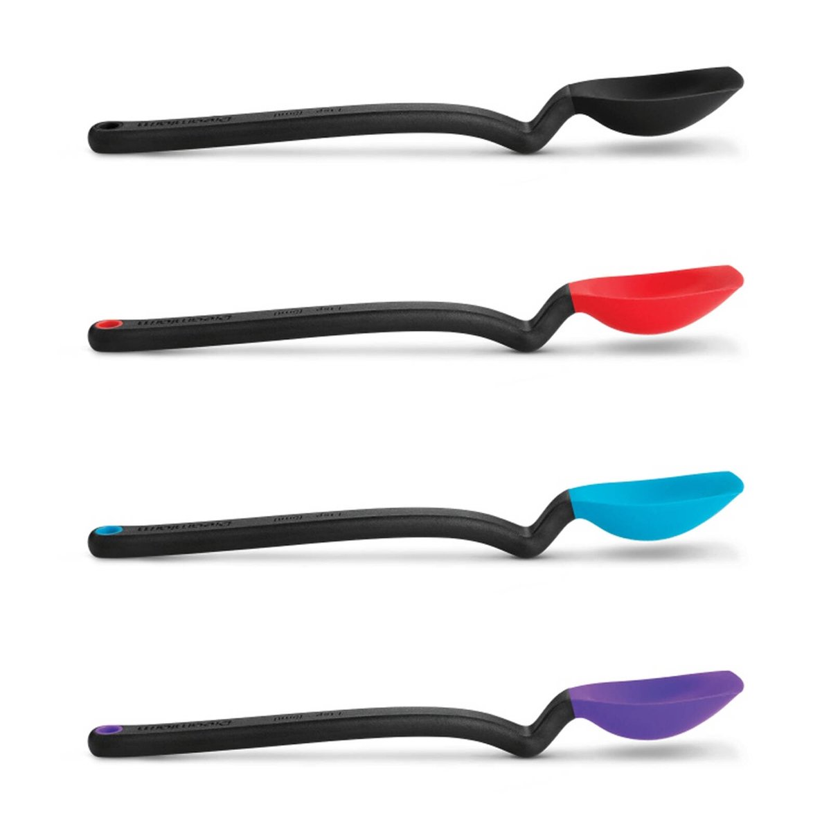 Dreamfarm 20cm Mini Supoon Silicon Sit Up Spoon Set of 4 Red, Black ...