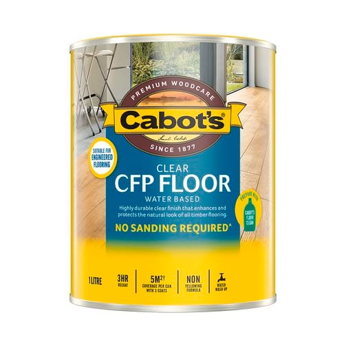 Cabot's 1L Satin Water Based CFP Floor - Bunnings Australia