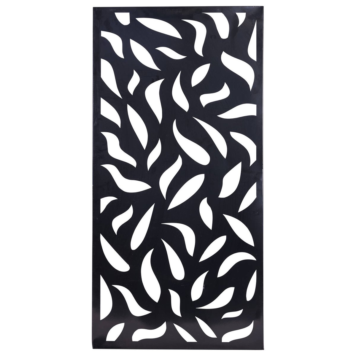 Tuscan Path 1800 x 900mm Black Leaf Screen Panel - Bunnings Australia