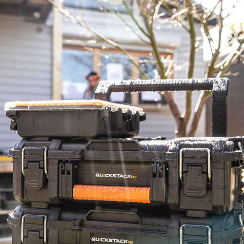 AEG Quickstack 2.0 Medium Toolbox - Bunnings Australia