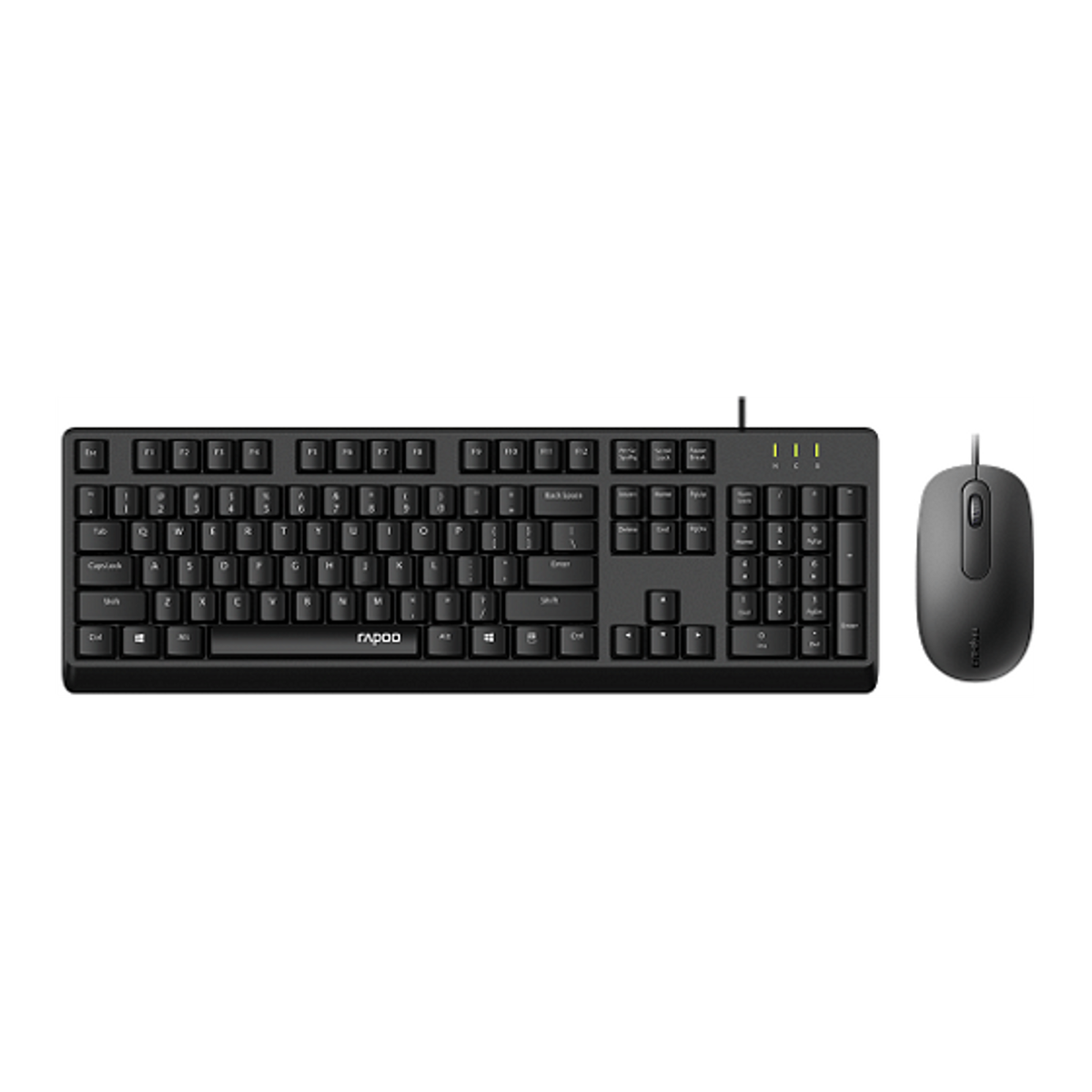 Rapoo X130pro Wired Optical Mouse/keyboard Combo - Black - Bunnings ...