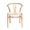 Oikiture 4x Dining Chair Wooden Hans Wegner Chair Wishbone Cafe Lounge ...