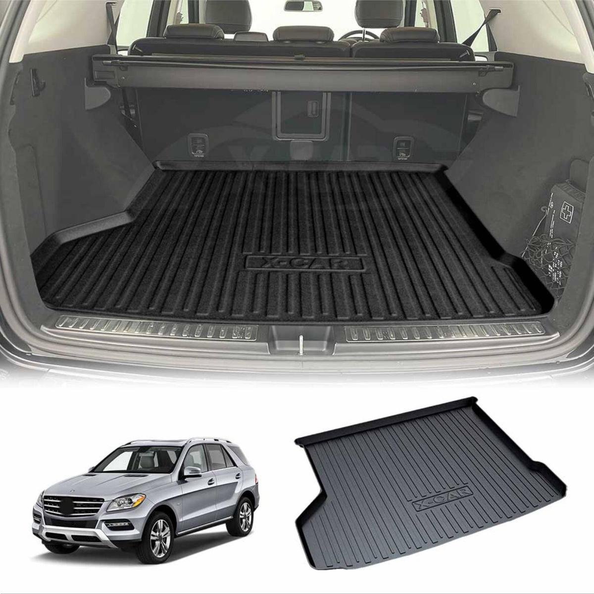 Waterproof Cargo Rubber Mat Boot Liner Fit for Mercedes-Benz M-Class ML ...