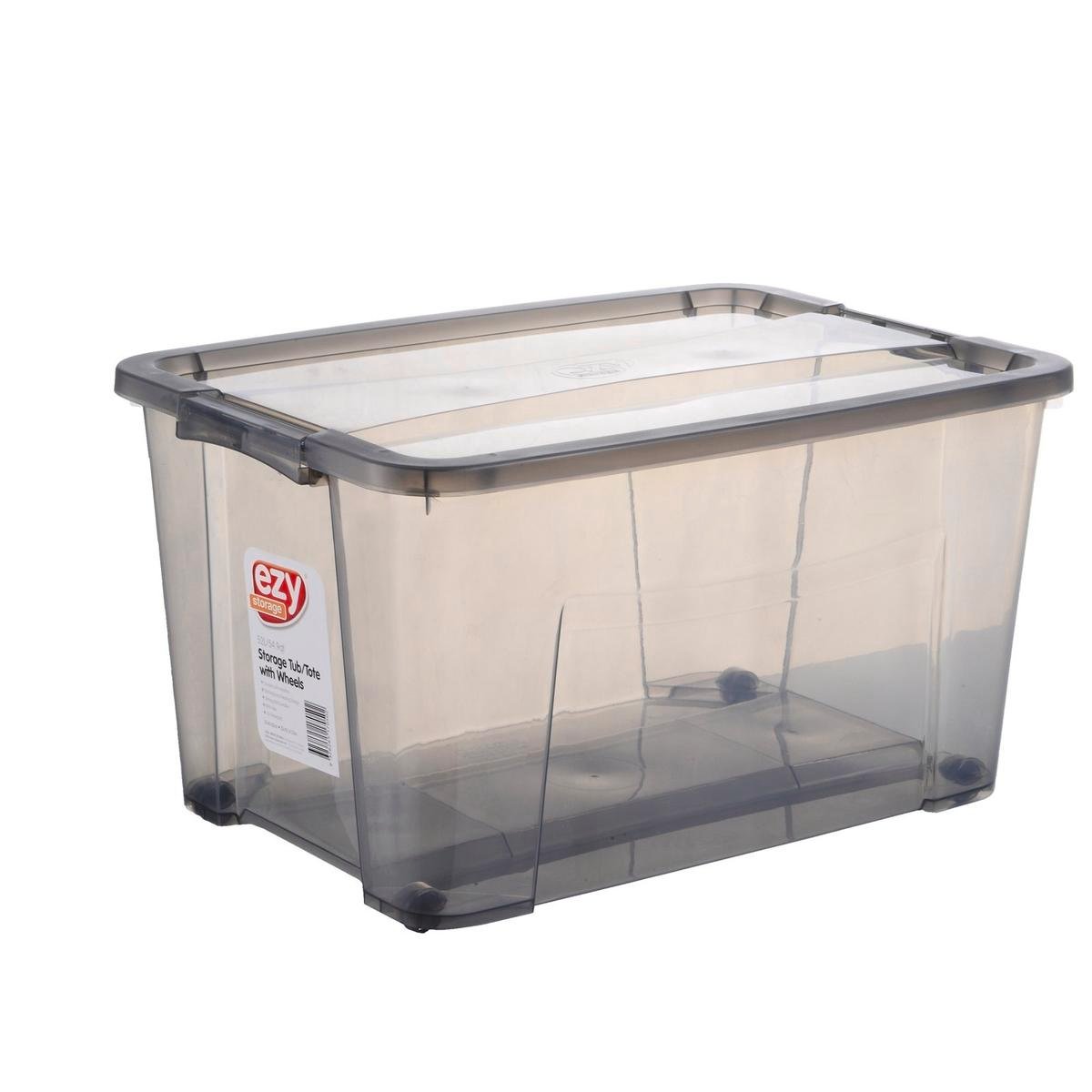 Ezy Storage 52L Grey Storage Tub - Bunnings New Zealand