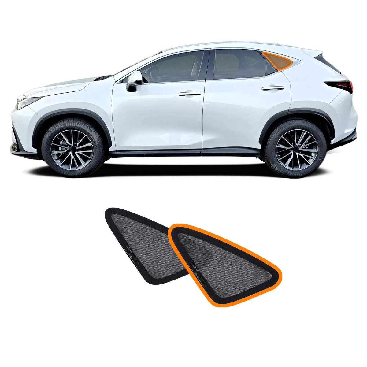 Port Window Sun Shade for Lexus NX Series NX250 NX350 NX350h NX450h ...