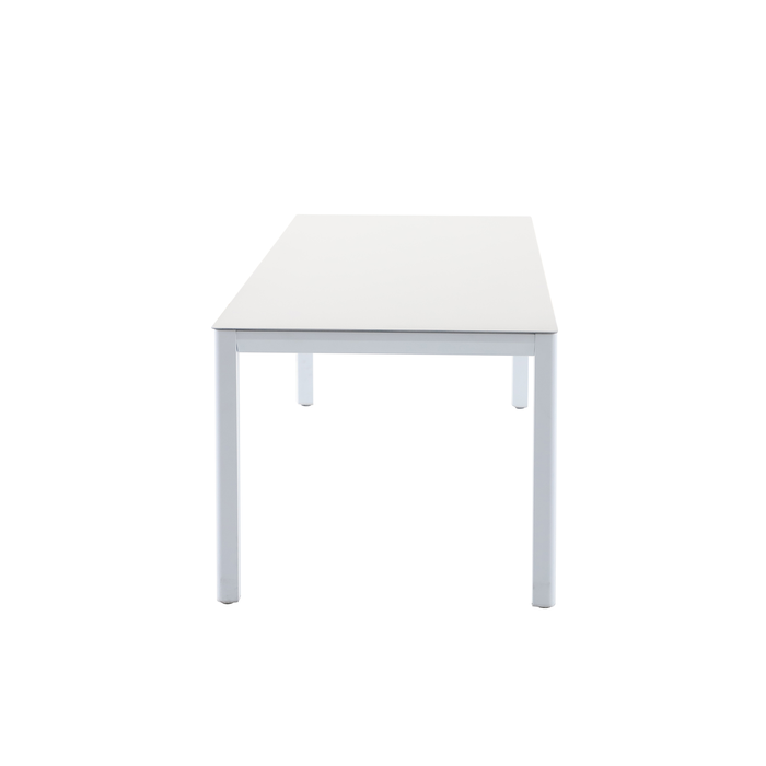 Mimosa Cordoba Aluminium Dining Table White - Bunnings New Zealand