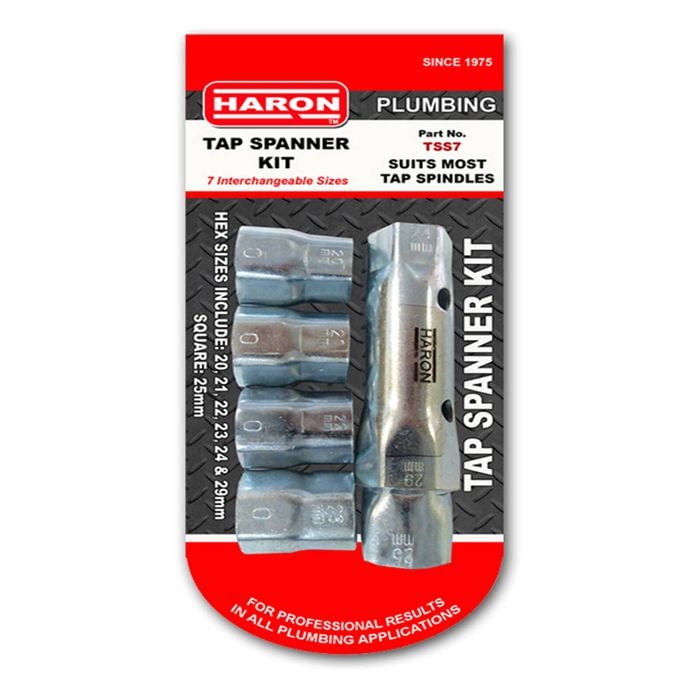 Haron Universal Spanner Tap Kit TSS7 - Bunnings Australia